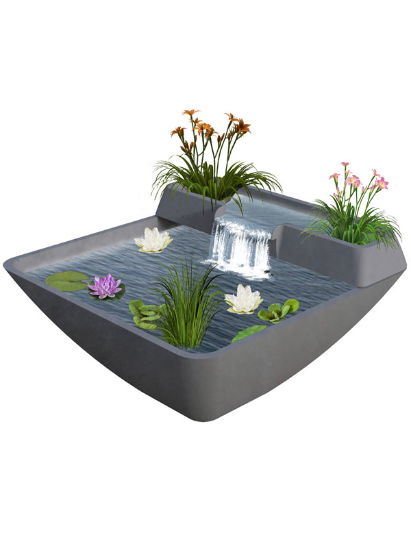 Wasserfall für den Teich